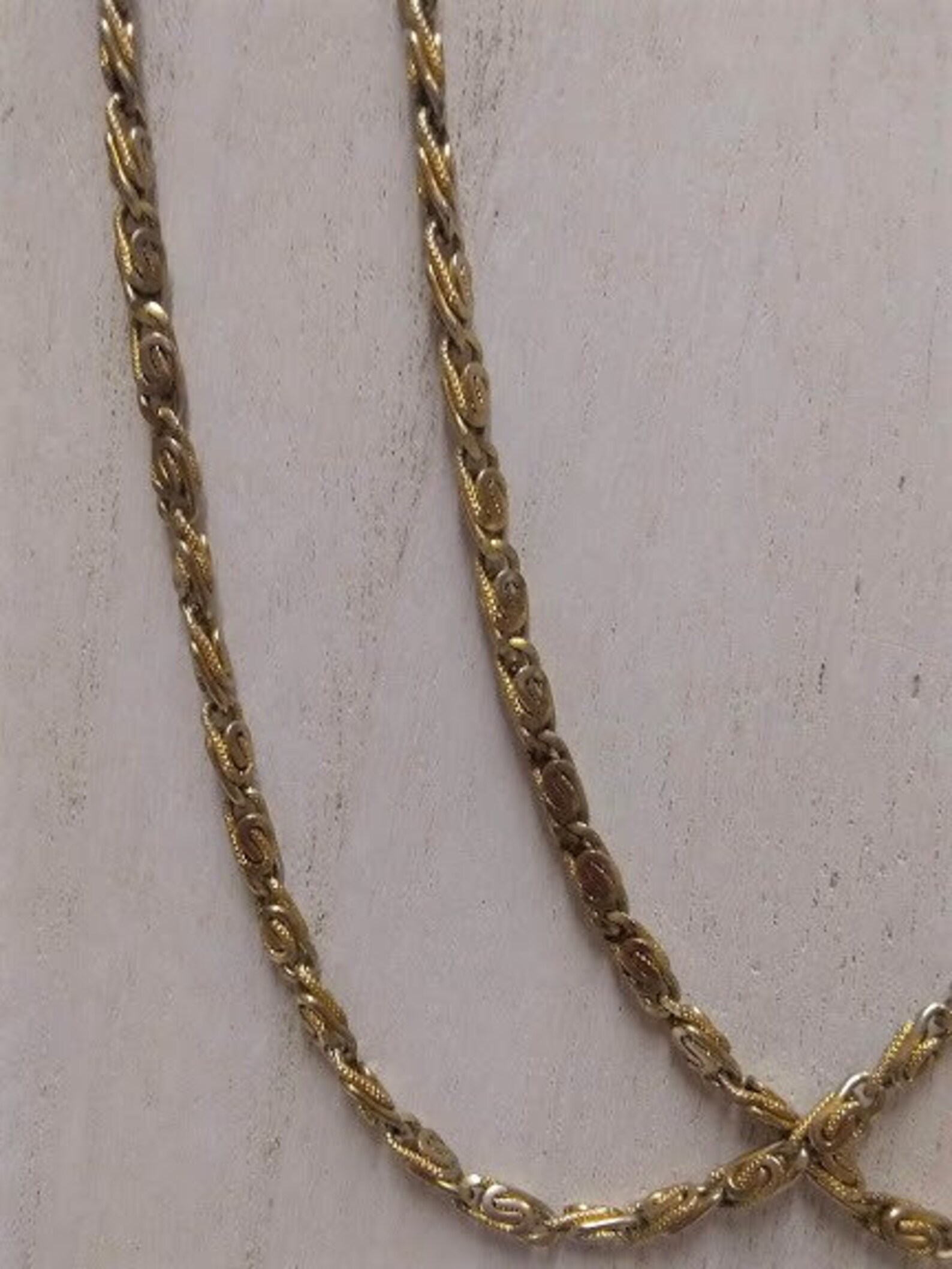 Monet Snail Link Chain Necklace Vintage Jewelry Fashion - Etsy