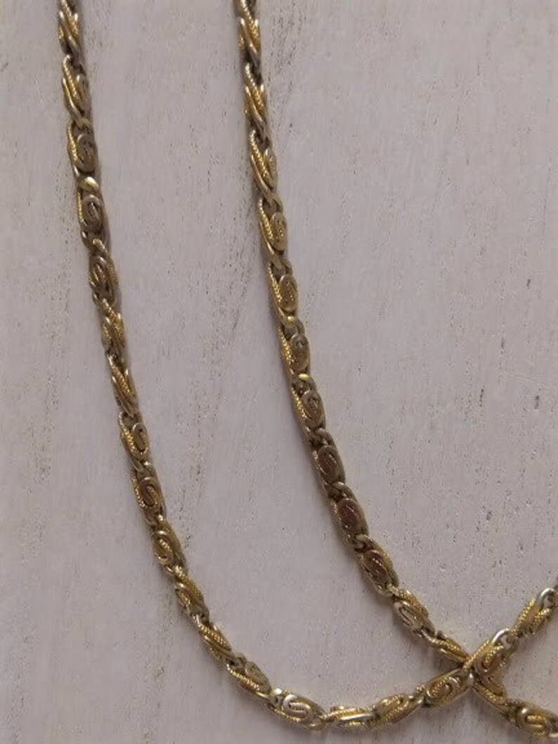 Monet Snail Link Chain Necklace Vintage Jewelry Fashion - Etsy