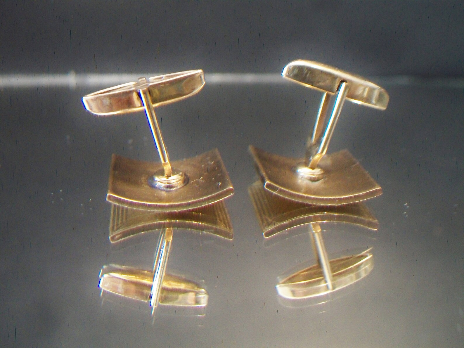Vintage Swank Geometric Cufflinks Square Matte Cuff Links - Etsy
