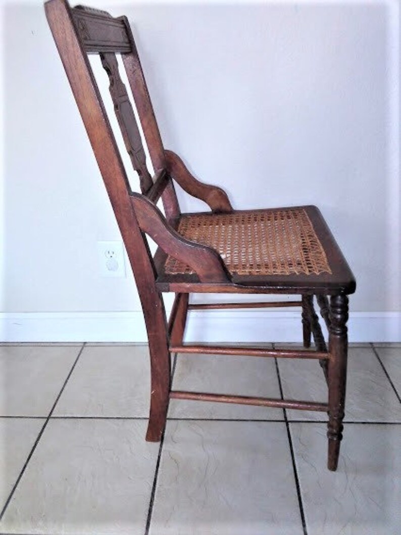 Vintage Wicker Seat Chair Native American or Mesoamerican | Etsy