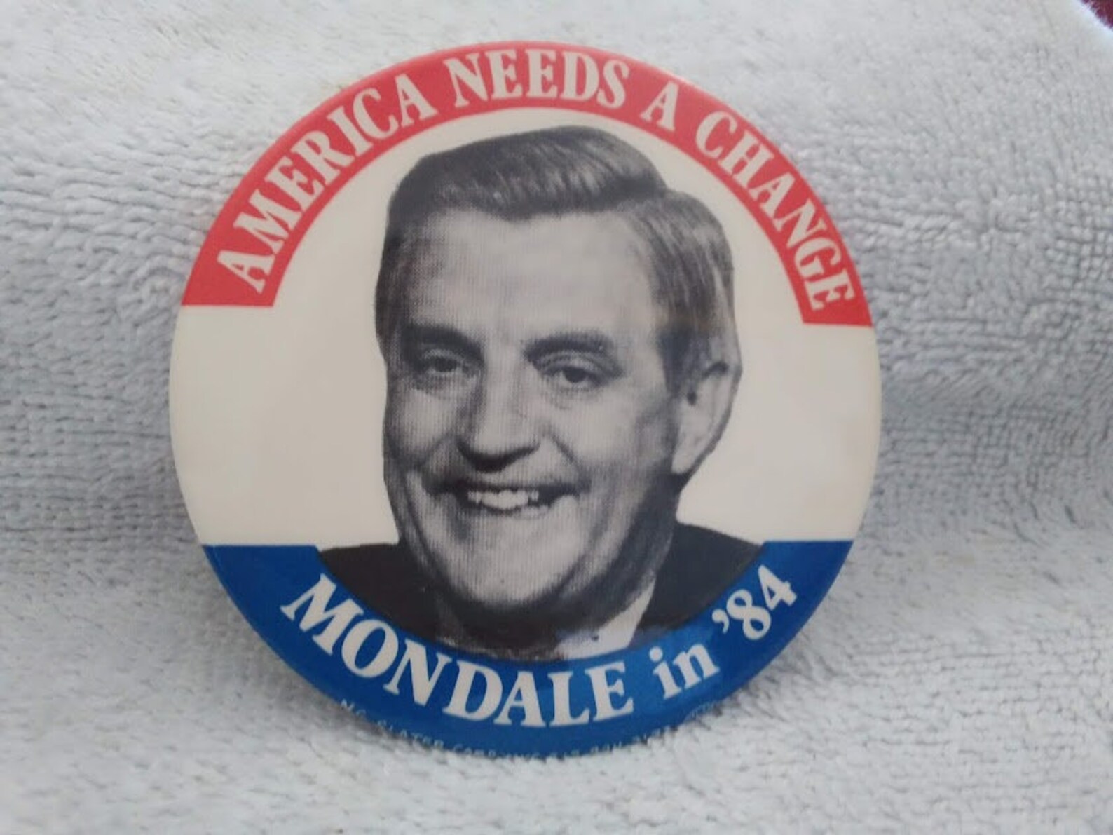 Vintage 1984 Democrat Walter Mondale America Needs A Change - Etsy