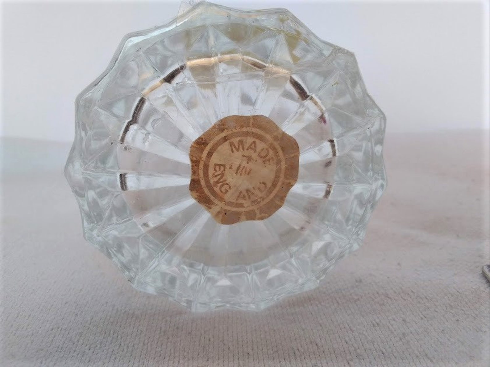 Vintage Westminster Hand Made English Crystal & Silver Plate | Etsy