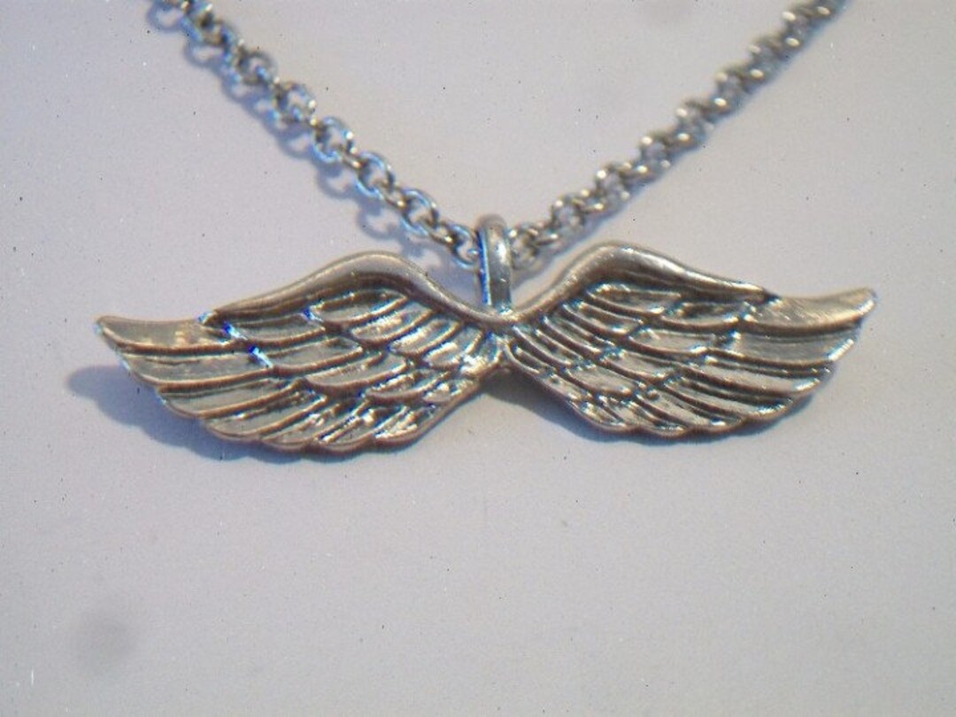 Angel Wings Necklace Winged Jewelry Fashion Accessories Upcycled for ...