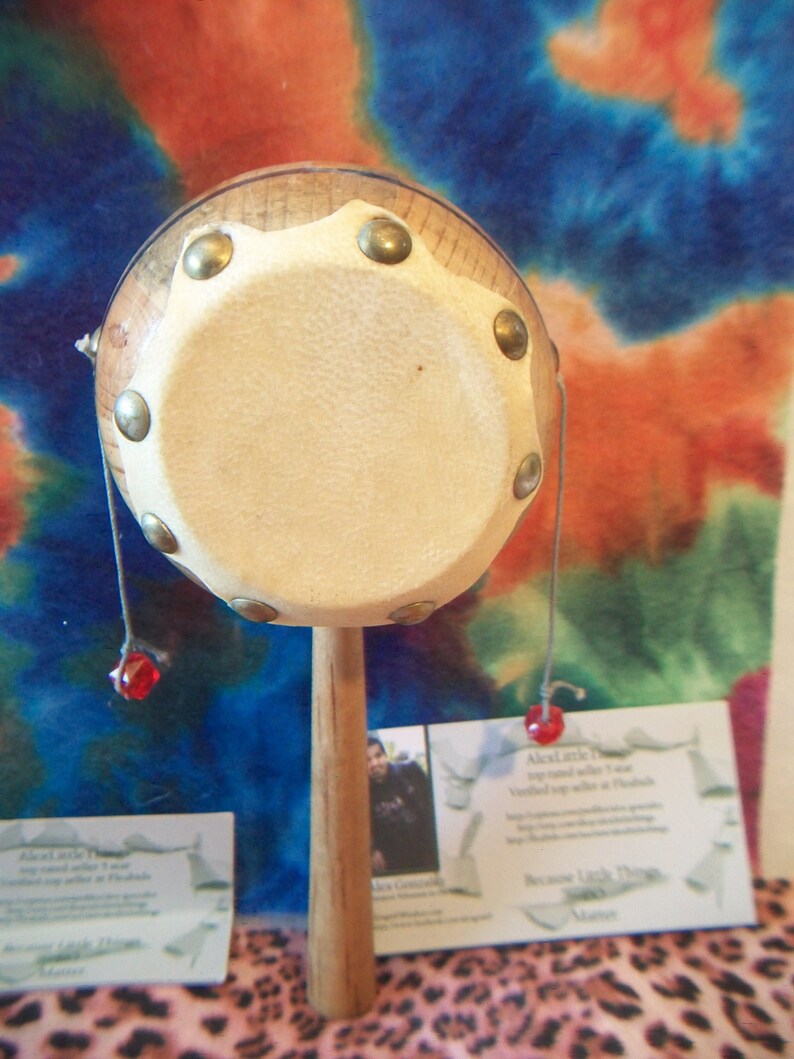 Vintage Native Peruvian Indian Spin Drum Tomtom Percussion - Etsy