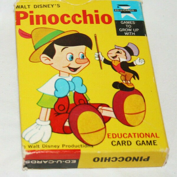 Pinocchio Playing Cards - Etsy