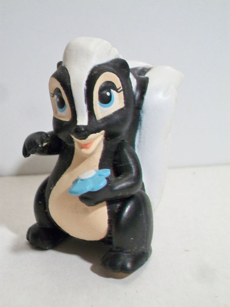 Disney Flower Skunk Bambi Toy Cake Topper Black and White - Etsy