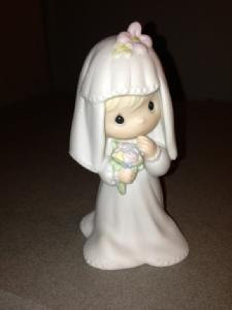 Precious Moments Bride Figurine Vintage Enesco Wedding Bridal - Etsy Canada