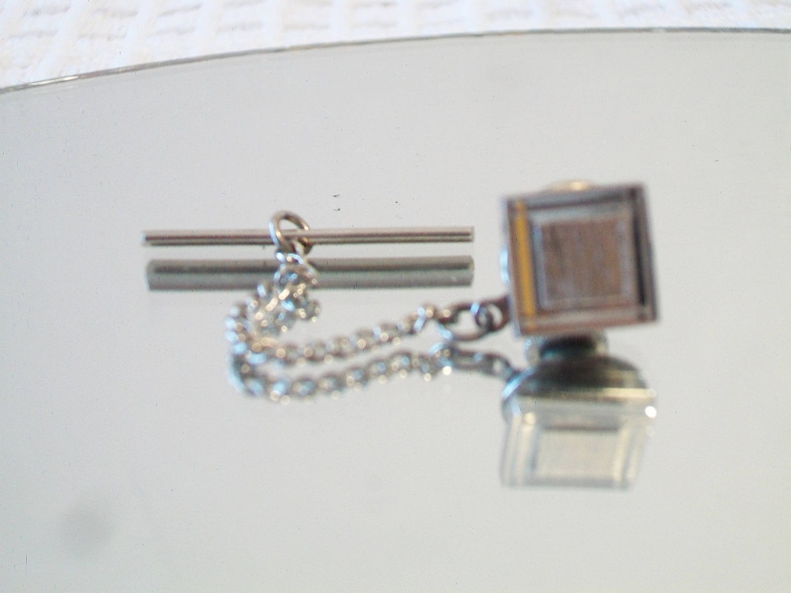 Vintage Swank Tie Bar Pin Silver Tone Men's Fashion - Etsy