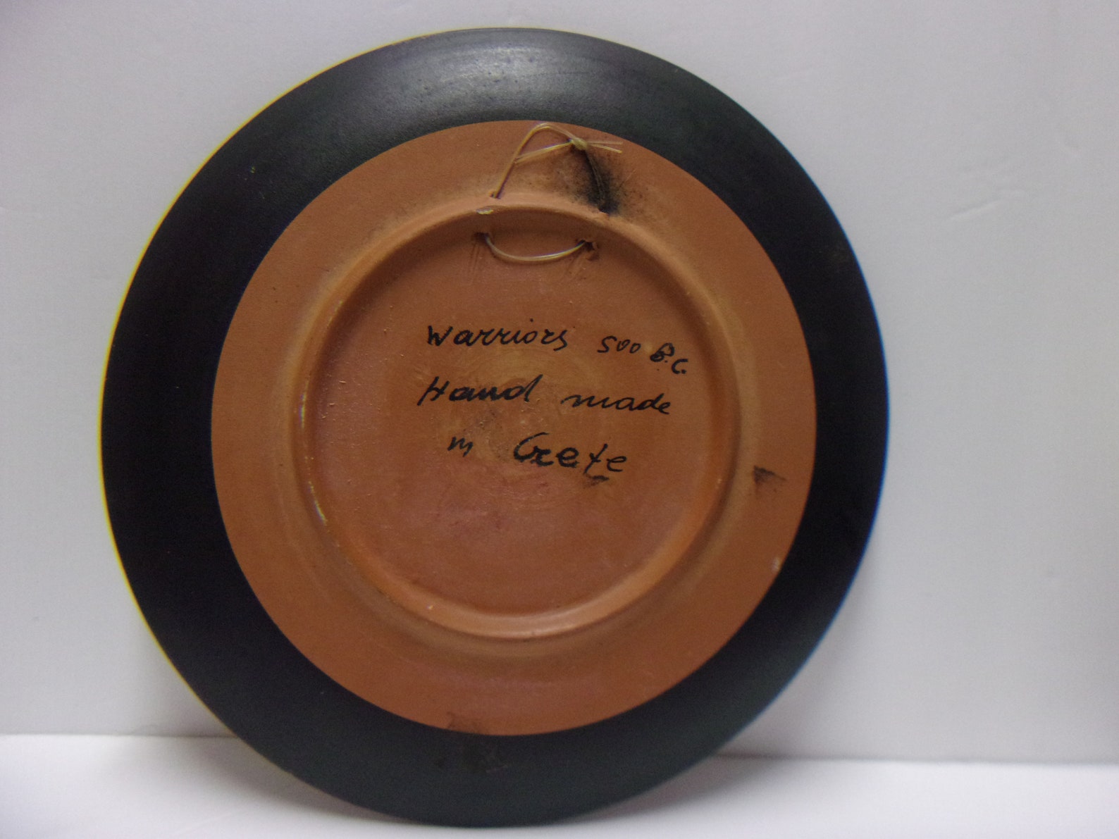 Greek Soldiers Plate Trojan Warriors Crete Greece Decorative | Etsy