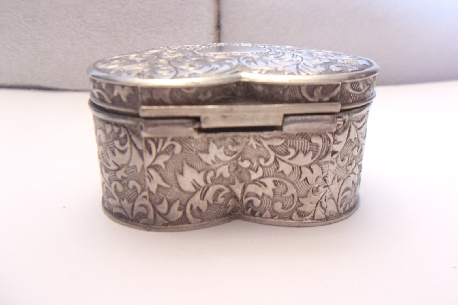 Heart Trinket Box Jewelry Box Vintage Valentine's Day - Etsy