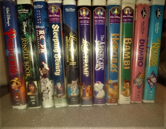 Vintage Lot of 11 Walt Disney's VHS Videos Pinocchio the | Etsy