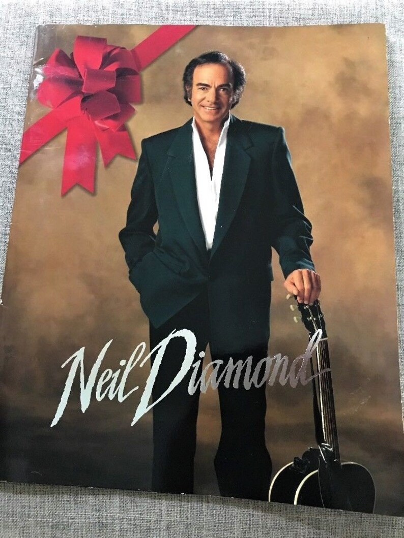 Vintage Neil Diamond 1993 Christmas Concert Tour Program | Etsy