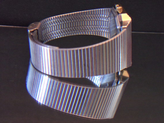 Vintage Casio 305 AG 500 Stainless Steel Bracelet Ba… - Gem