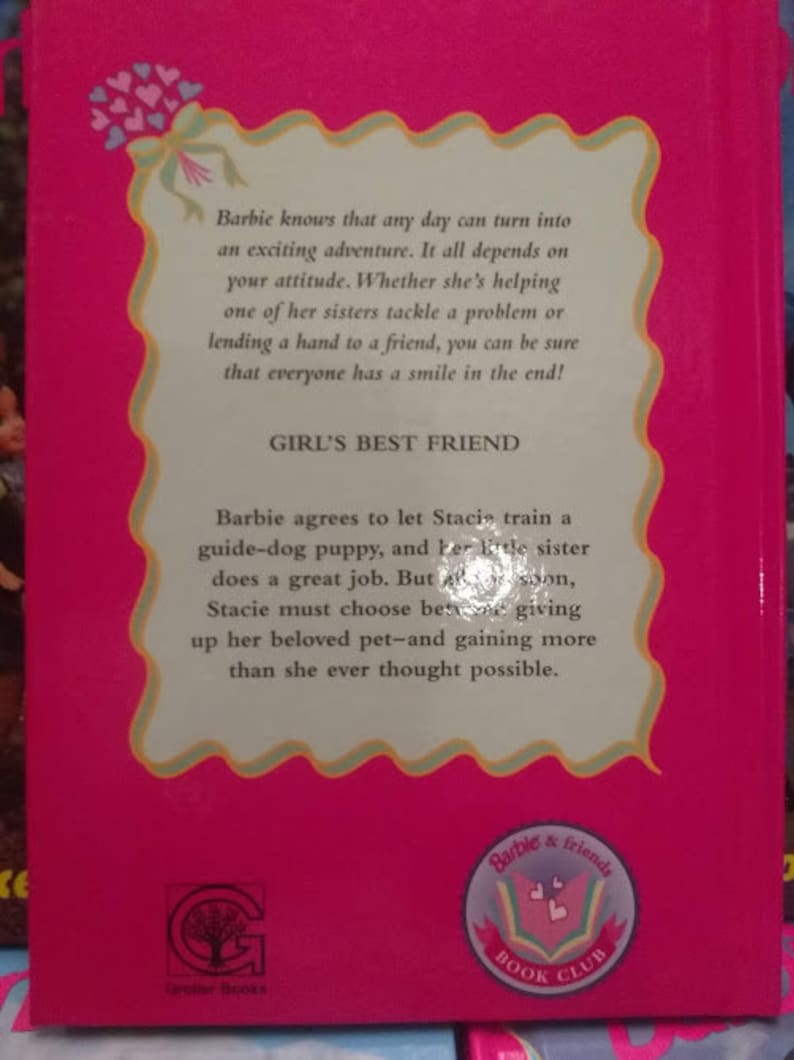Vintage 1988 Mattel Grolier Books Barbie & Friends Book Club A - Etsy