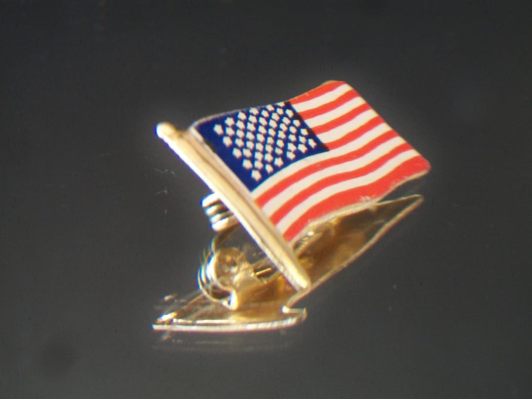 Vintage American Flag Pin Patriotic Unisex Accessories Hong Kong - Etsy ...