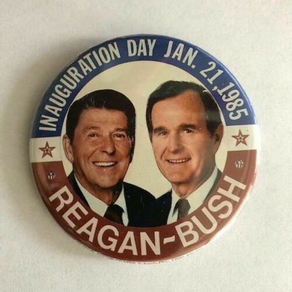 Vintage Reagan Bush Presidential Inauguration Day Jan… - Gem