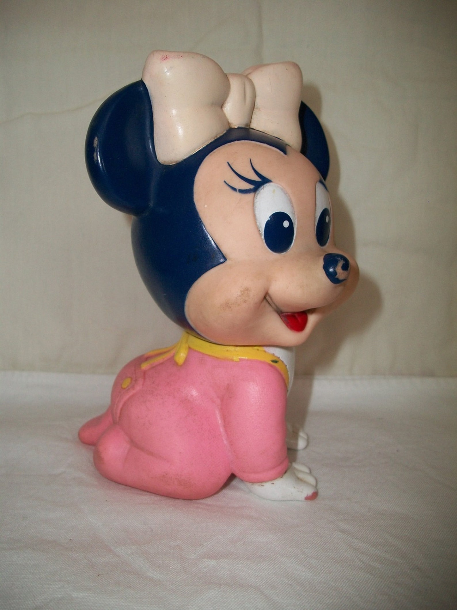 Baby Minnie Mouse Squeak Toy Vintage Disney 1984 Retro - Etsy
