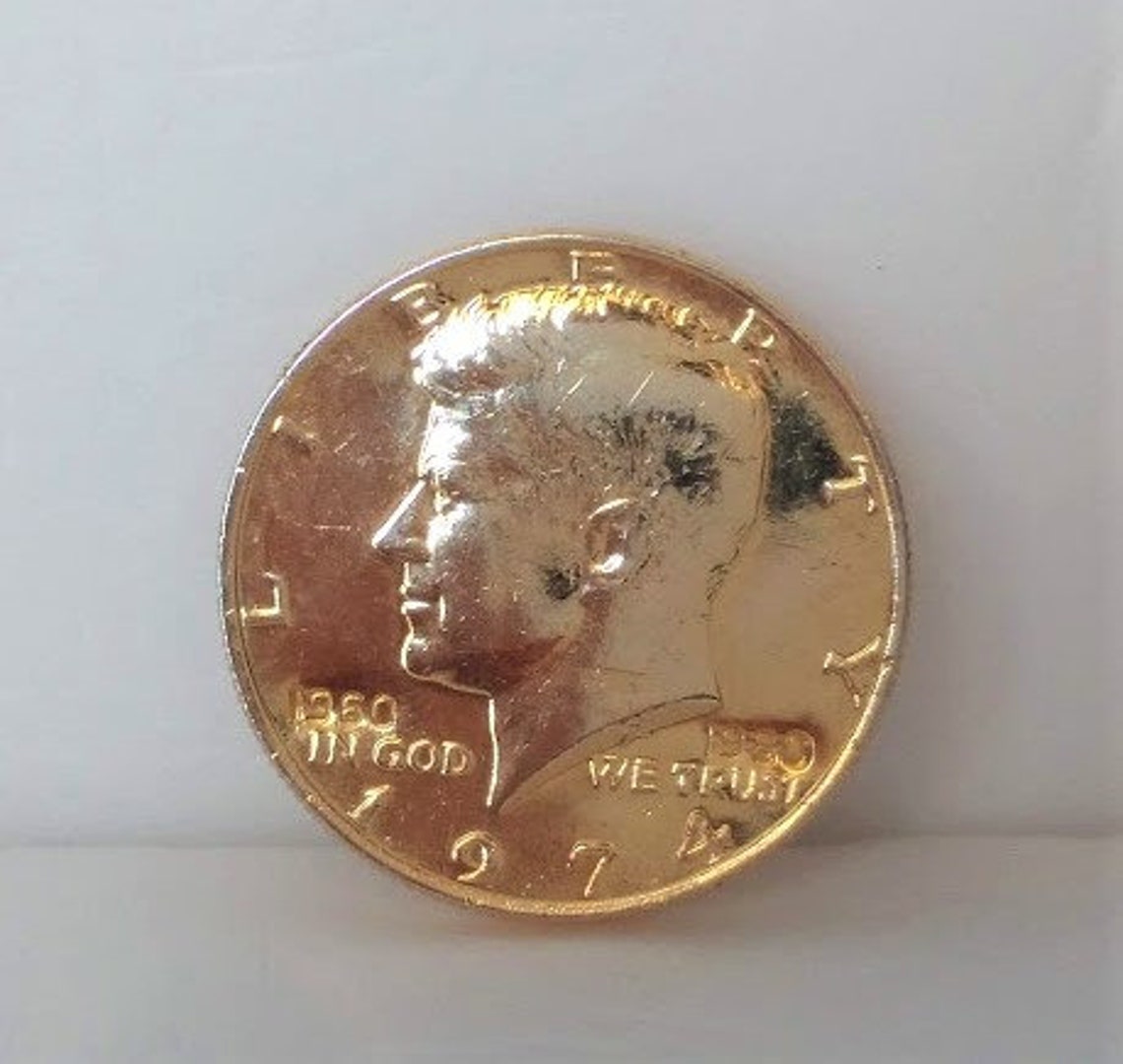 1974 Collectors Society 24k Gold Plated Kennedy Half Dollar Etsy UK 1974 Collectors Society 24k Gold Plated Kennedy Half Dollar Etsy UK
