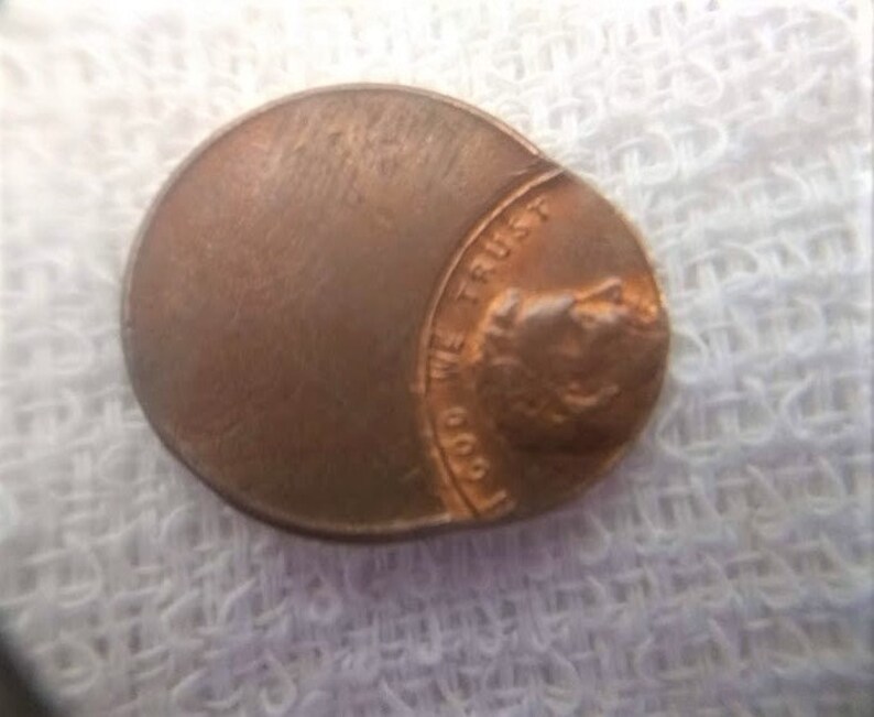 One Cent Mint Errors off Center Strike 19 Copper Collectible | Etsy