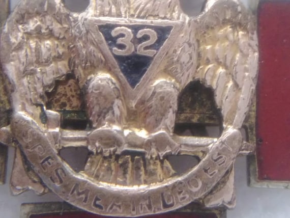 Antique Vintage 32 Degree Scottish Rite Freemason Mas… - Gem