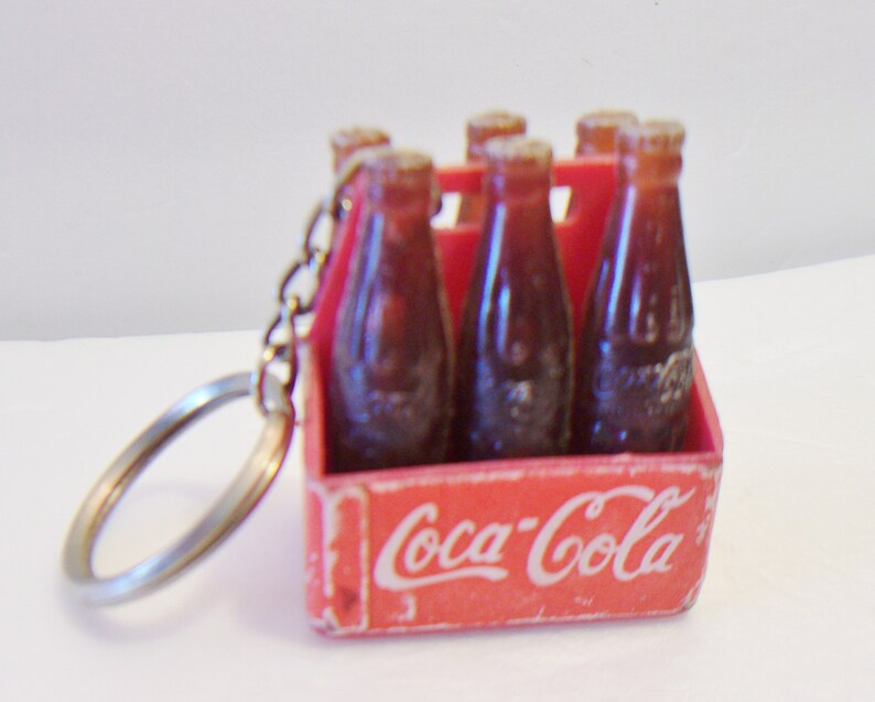 Coca Cola Bottle Key Chain Classic Coke Soda Vintage Unisex - Etsy