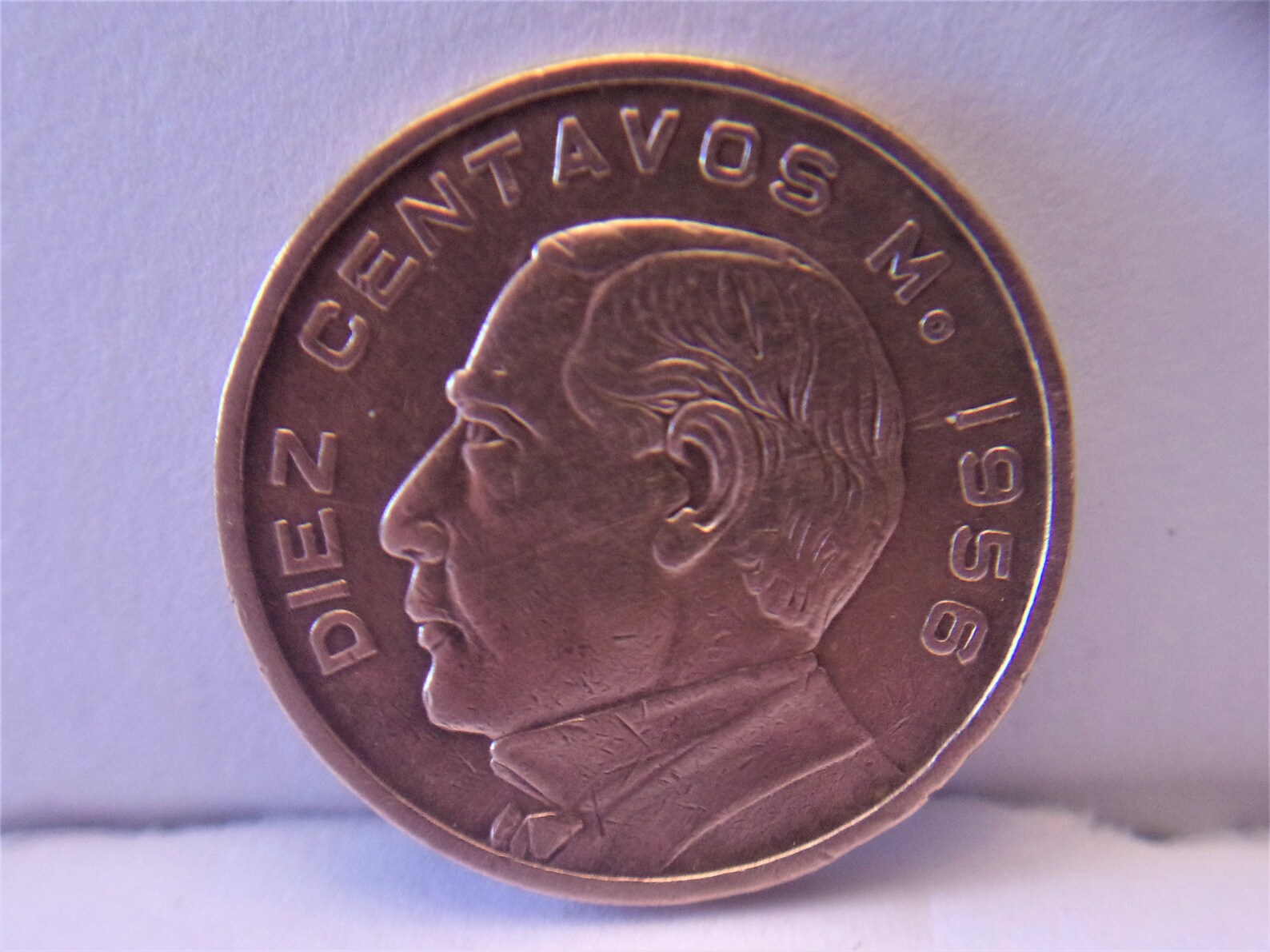 Mexico 1956 10 Diez Centavos Bronze 10C Mexico City Mint - Etsy