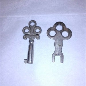 Lots 6 Vintage and Antique Bird Key Ring Skeleton Keys Collectible ...