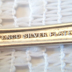 Penco Silverplate Sugar Spoon PEV1 Pattern Beaded Edge Tea Party ...