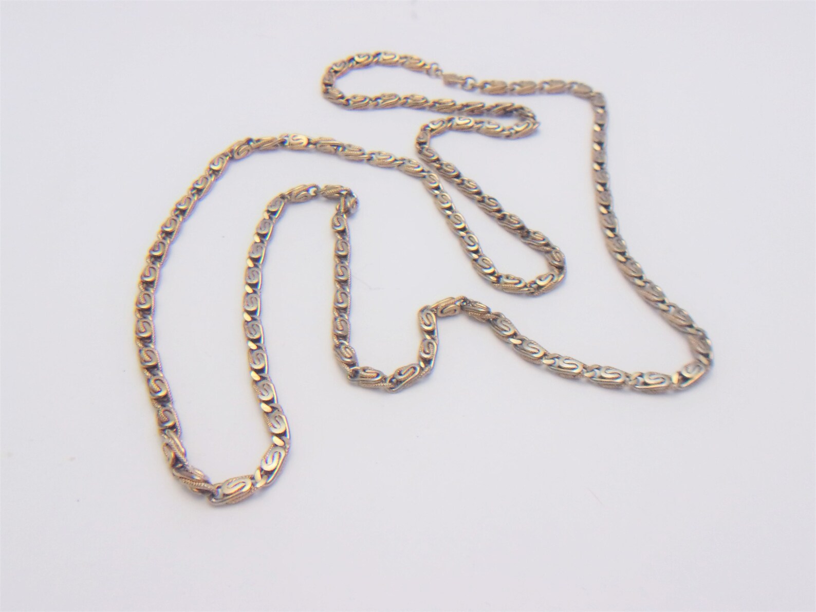 Monet Snail Link Chain Necklace Vintage Jewelry Fashion | Etsy