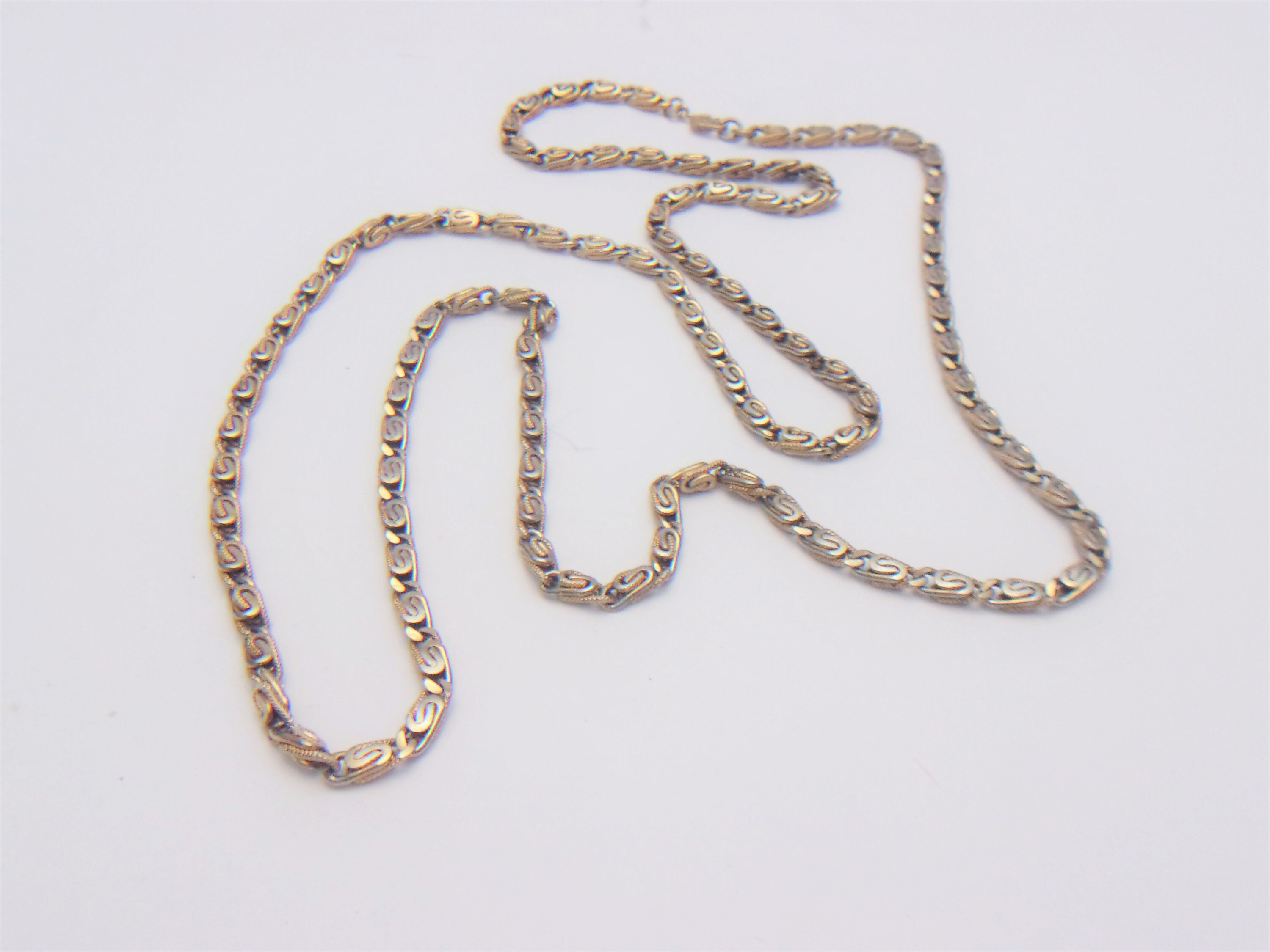 Monet Snail Link Chain Necklace Vintage Jewelry Fashion | Etsy