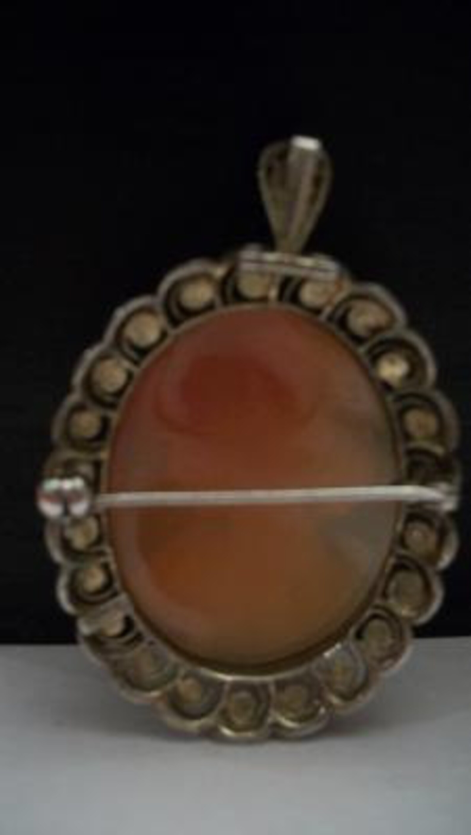 Vintage German Cameo Brooch Pin Pendant Germany Sterling | Etsy