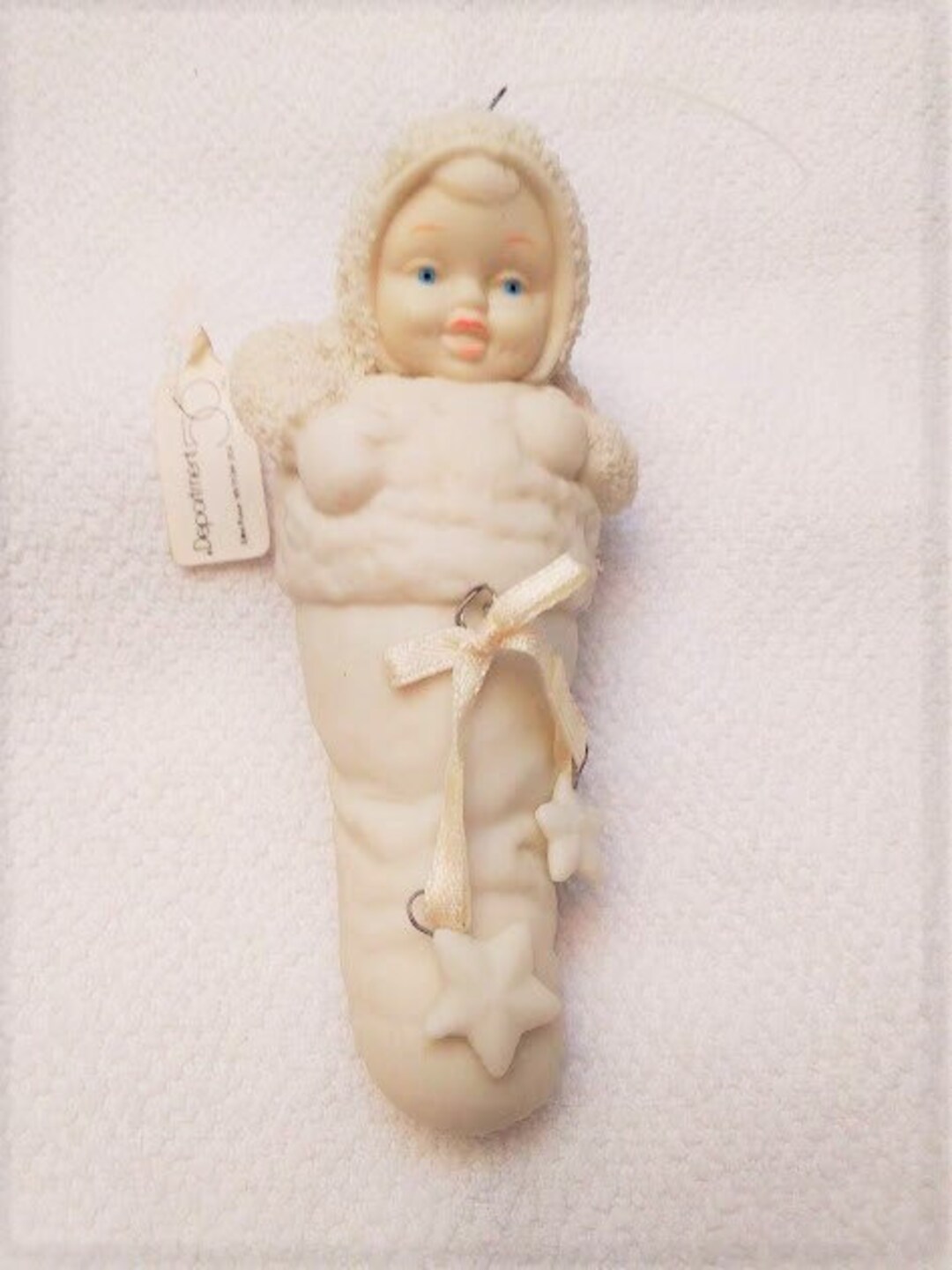 Vintage 1996 Snowbabies Snowbaby in My Stocking Dept 56 68827 Figurine ...