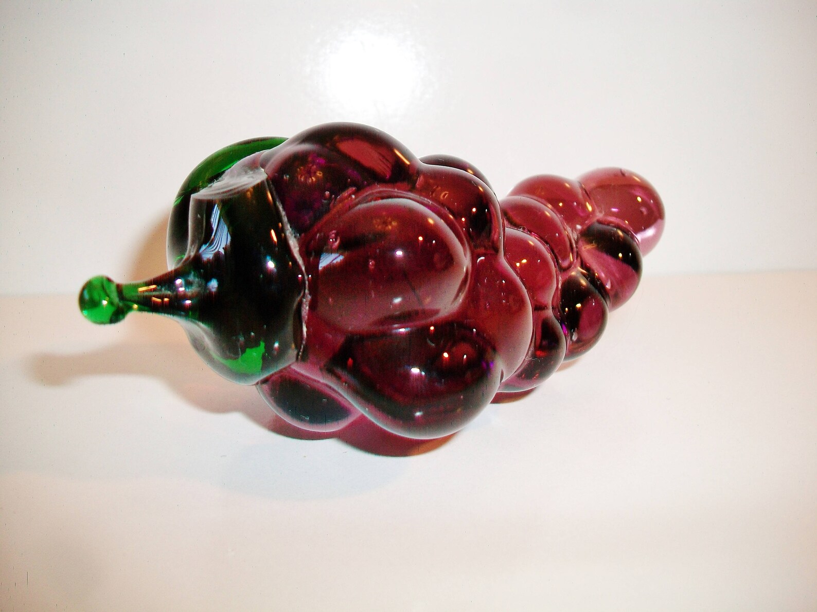 Vintage Purple Grape Cluster Bunch Art Glass Grapes Paper - Etsy