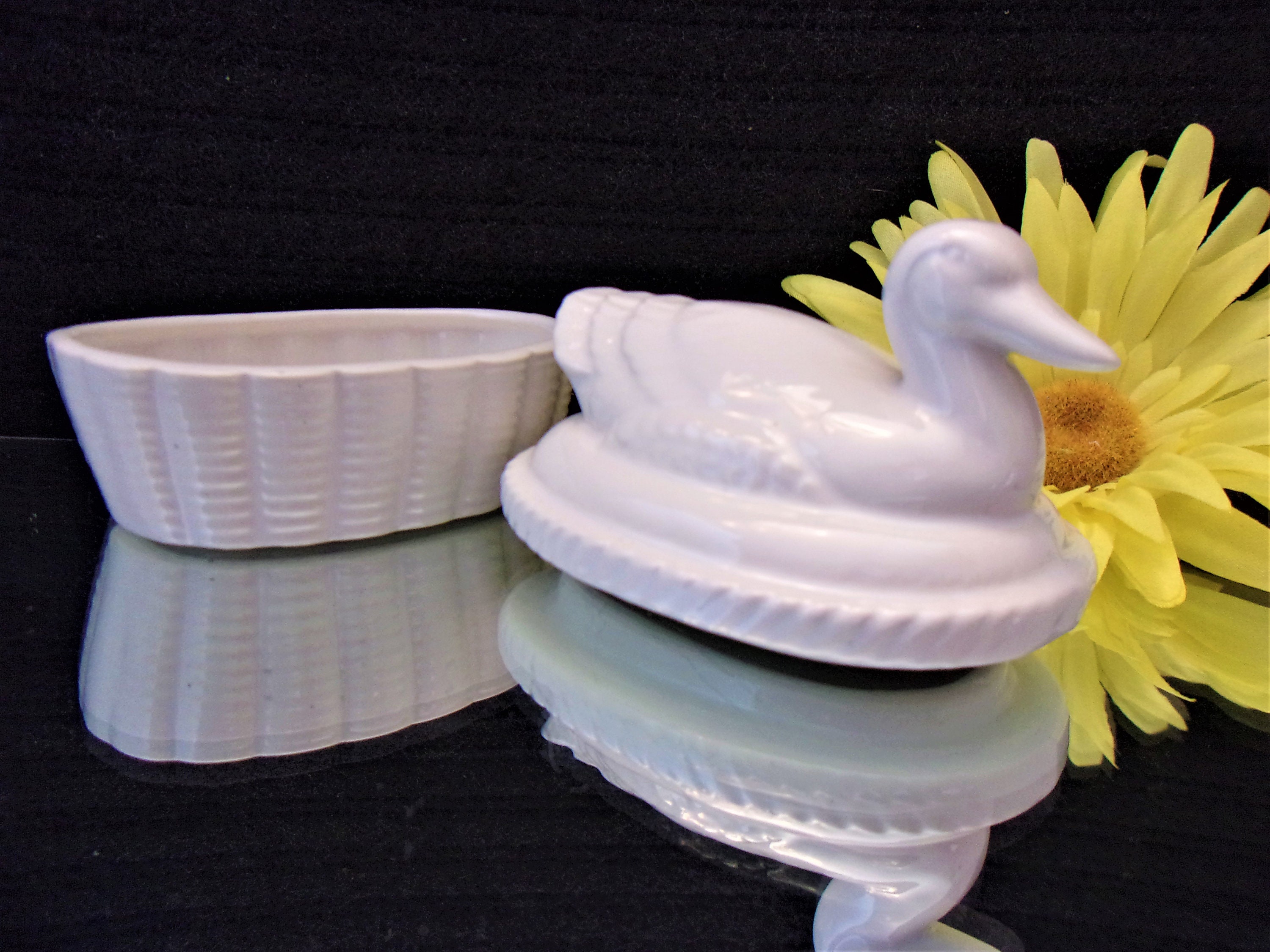 Dining & Serving Duck Covered Dish Vintage Kitchen Retro Country ...