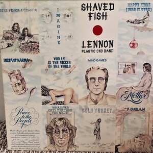 John Lennon Plastic Ono Band Shaved Fish Original 1975 Vinyl LP Record ...