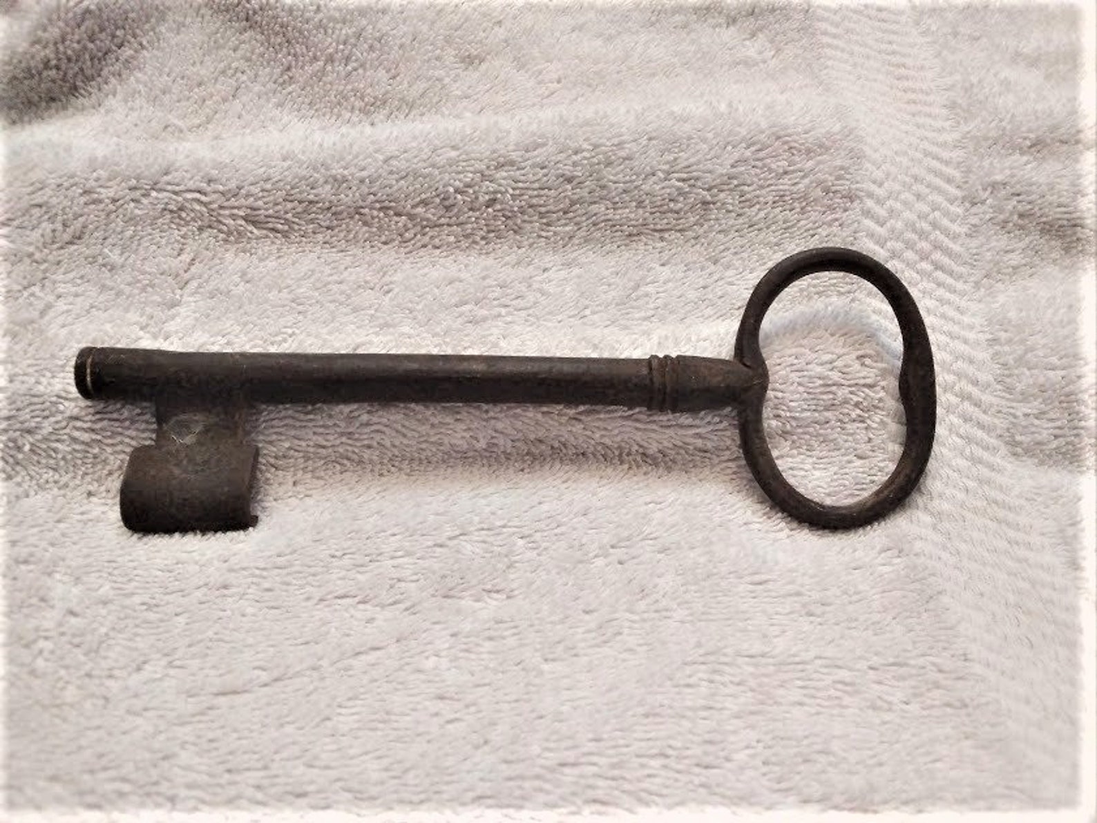 Antique Large Iron Metal Skeleton Key Circa 1800s Rusty - Etsy