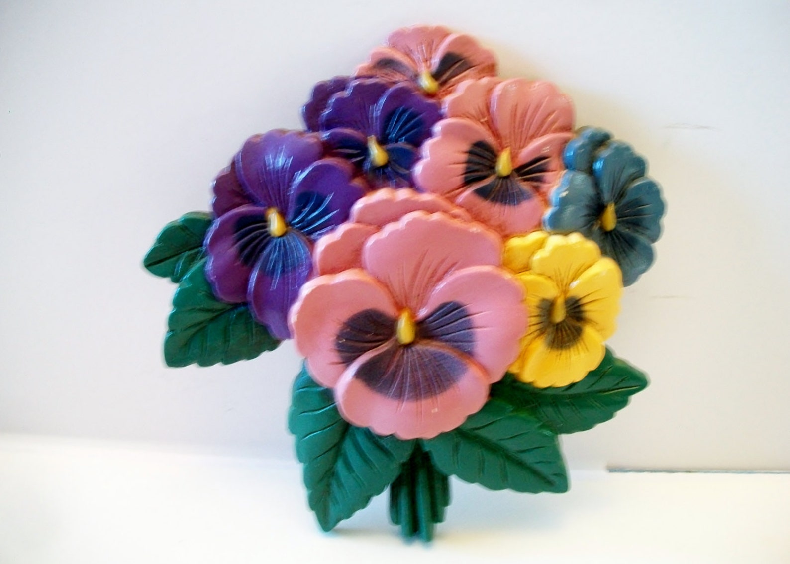 Vintage Pansy Teapot Tea Set Wall Decor Home Interiors Shabby | Etsy