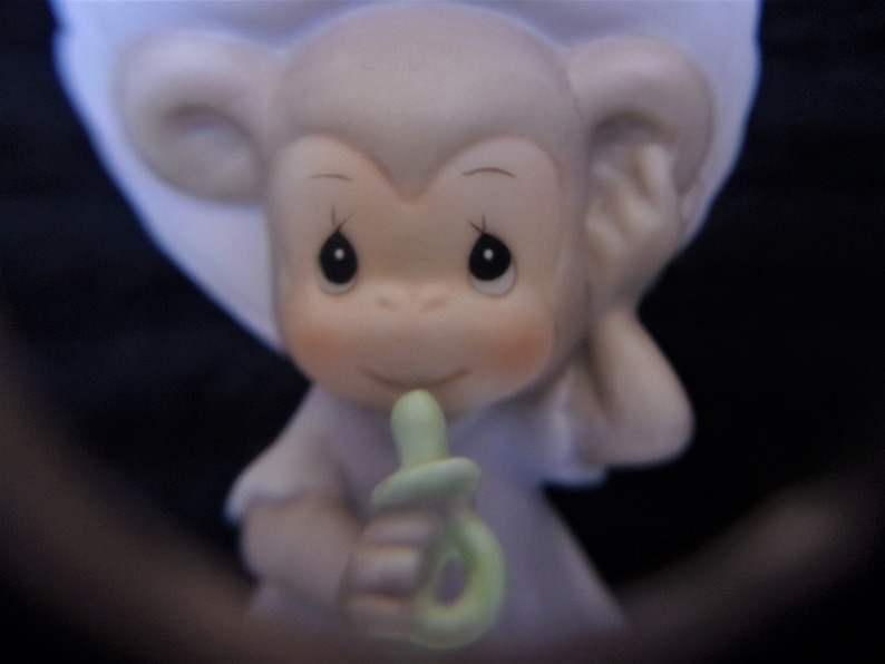 Precious Moments Love Pacifies Figurine Monkey Baby BC911 - Etsy