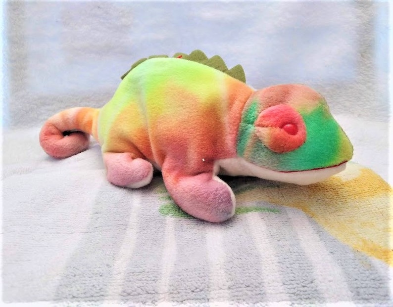 Two Vintage 1997 Ty IGGY Iguana Lizard Reptile Plush Toy - Etsy