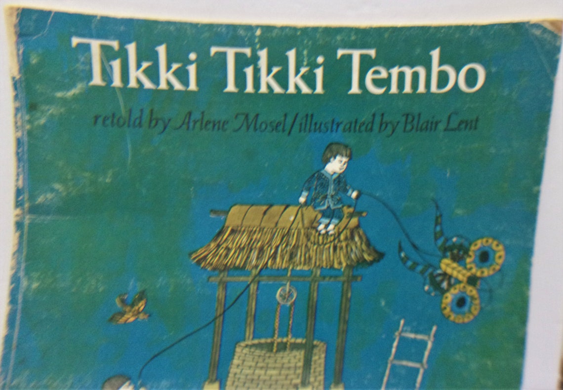 Tikki Tikki Tembo Book 1971 Vintage Children's Scholastic | Etsy