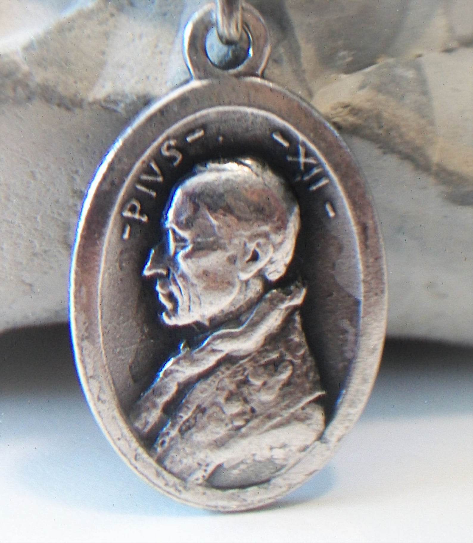 Vintage Pope Pius XII Religious Medal Pendant Metal Basilica - Etsy