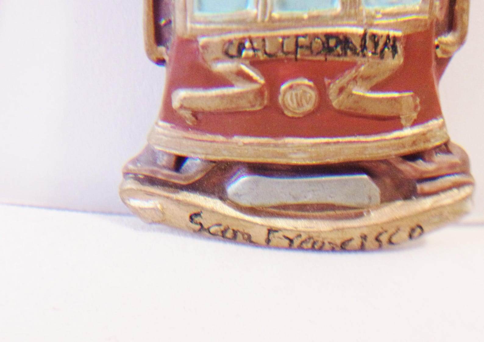 Vintage Cable Car Magnet San Francisco Souvenir Retro Kitchen - Etsy