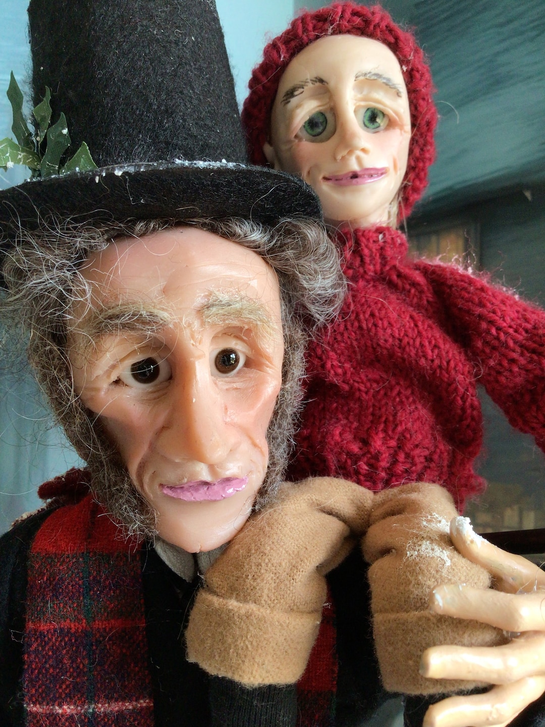 15 Inch Bob Crachit and Tiny Tim. - Etsy