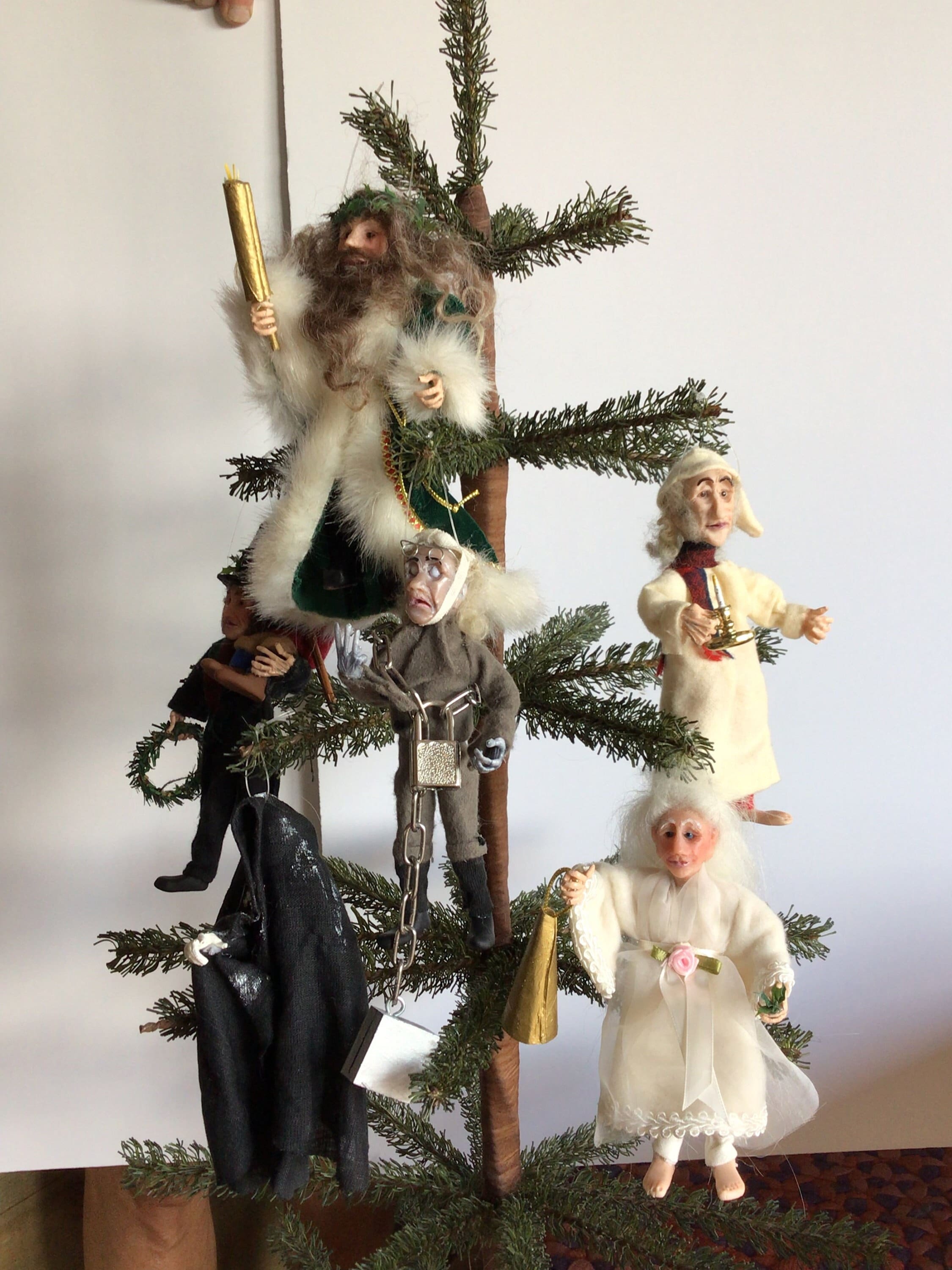 Dickens A Christmas Carol Ornaments set of Six - Etsy