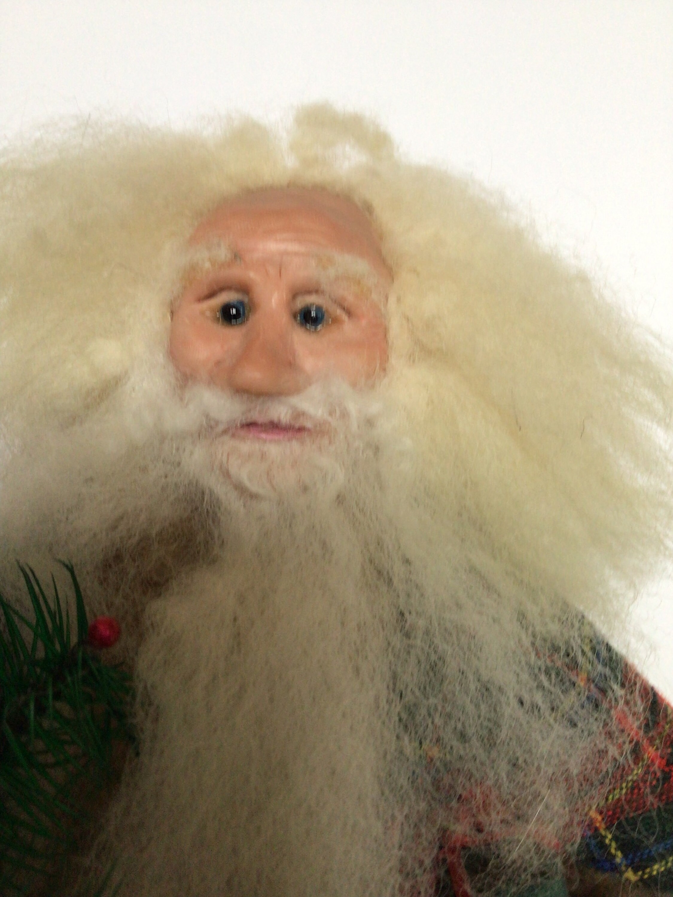 Father Christmas With Feather Tree - Etsy