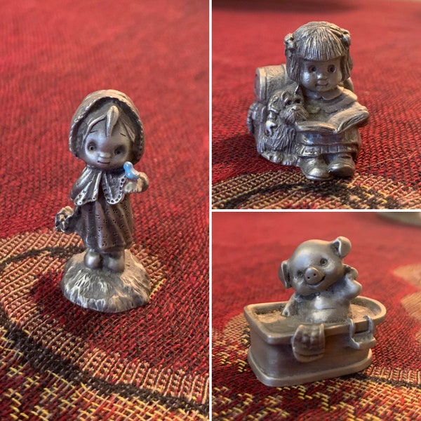 Pewter Figurines - Etsy