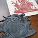 Snail ‘potion Runner’ Earthy Red Linocut Print / Magical Fantasy Wall ...