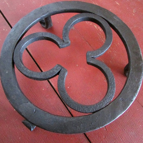 Hand Forged Camp Set With Frypan Spider Trivet and Gridiron - Etsy
