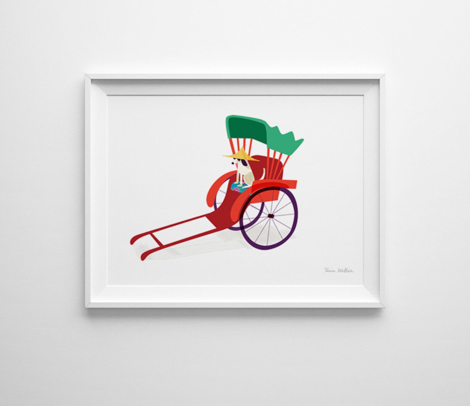 Hong Kong Rickshaw ( Limited-edition Pigment Print) - Etsy