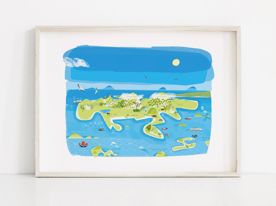 Ark Eden's Lantau Map - Etsy